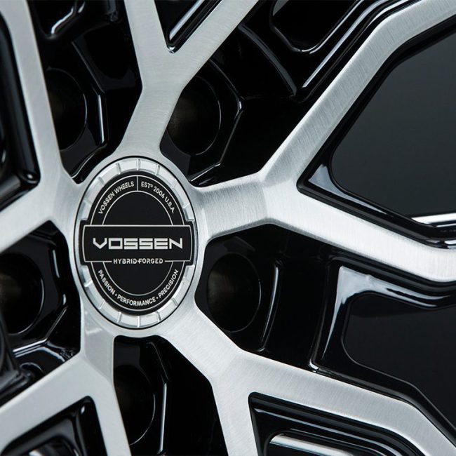 Vossen Wheels 22x10.5 5-120 +38 HF-2 Wheel in Brushed Gloss Black ...