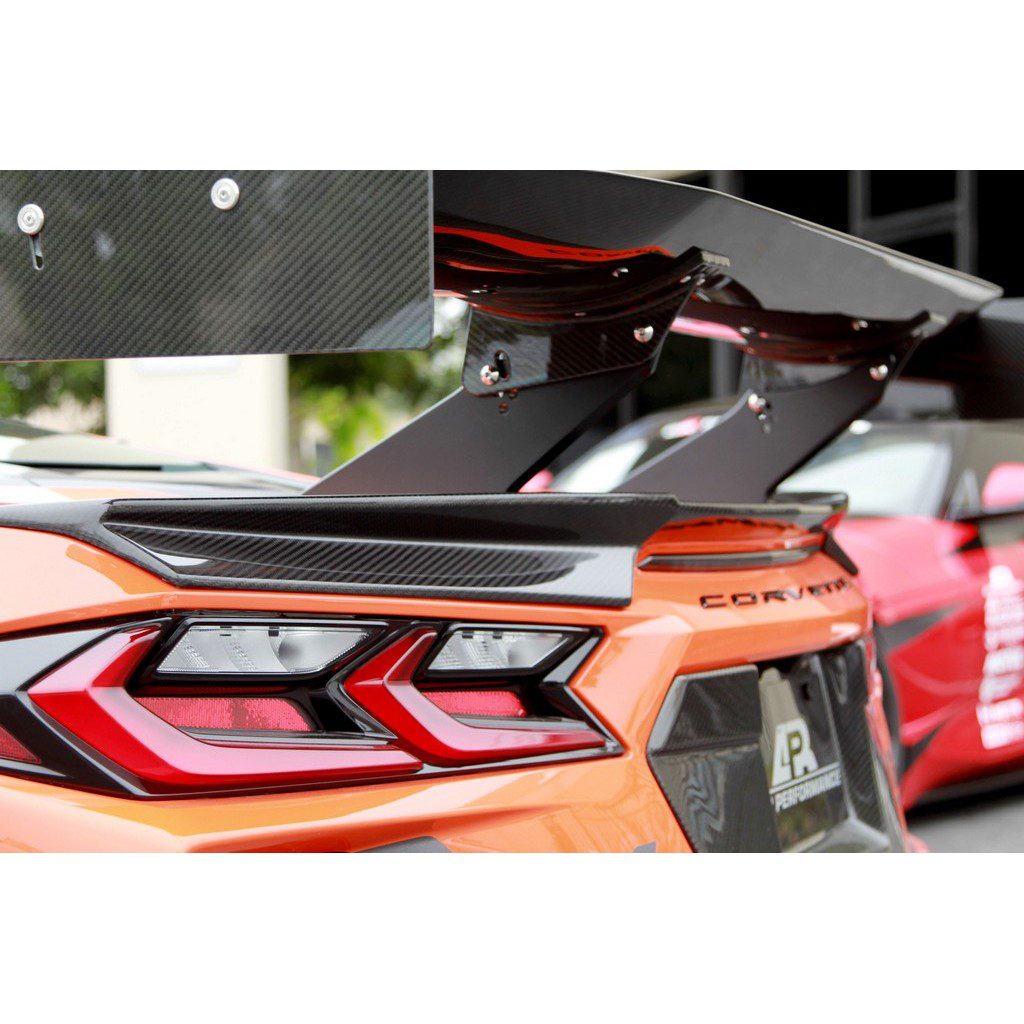 APR Performance Carbon Fiber Rear Spoiler Delete for C8 Chevrolet ...