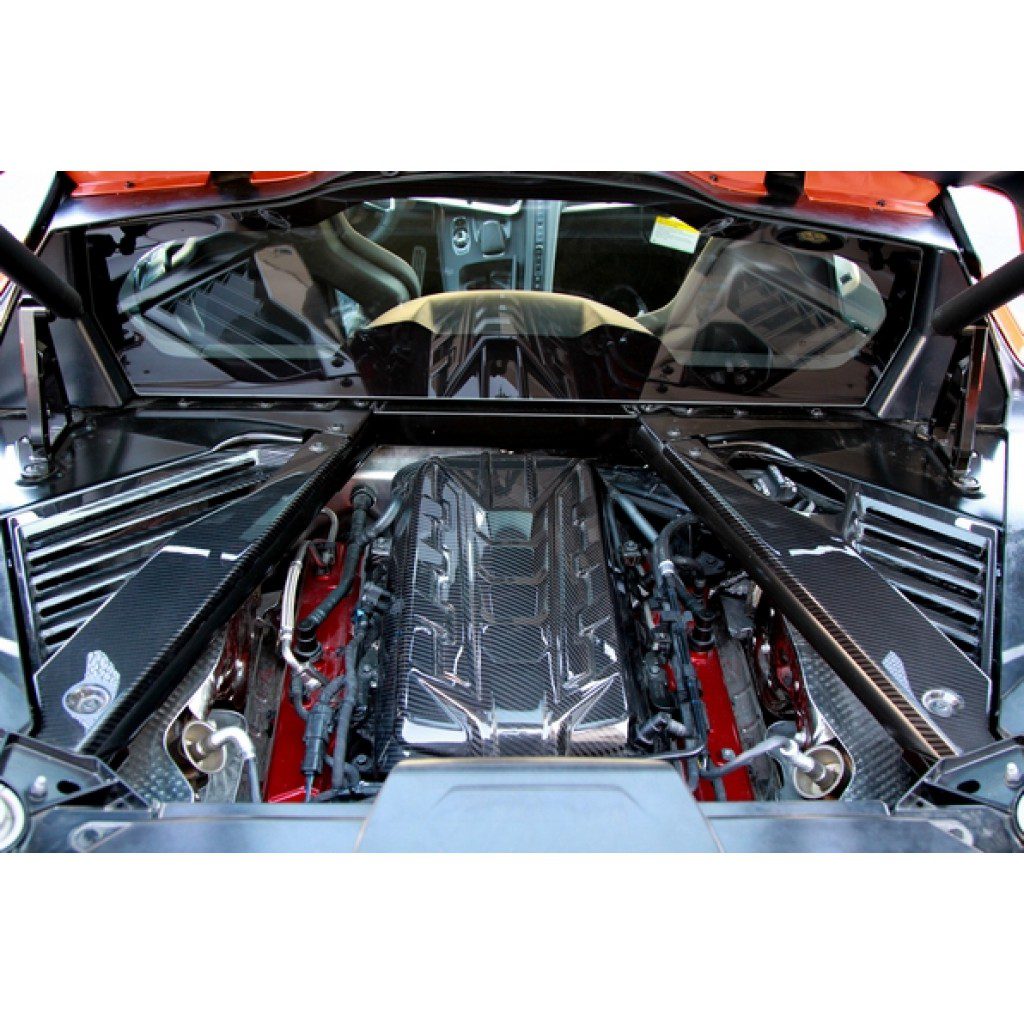 APR Performance Carbon Fiber Engine Cover Package for C8 Chevrolet ...