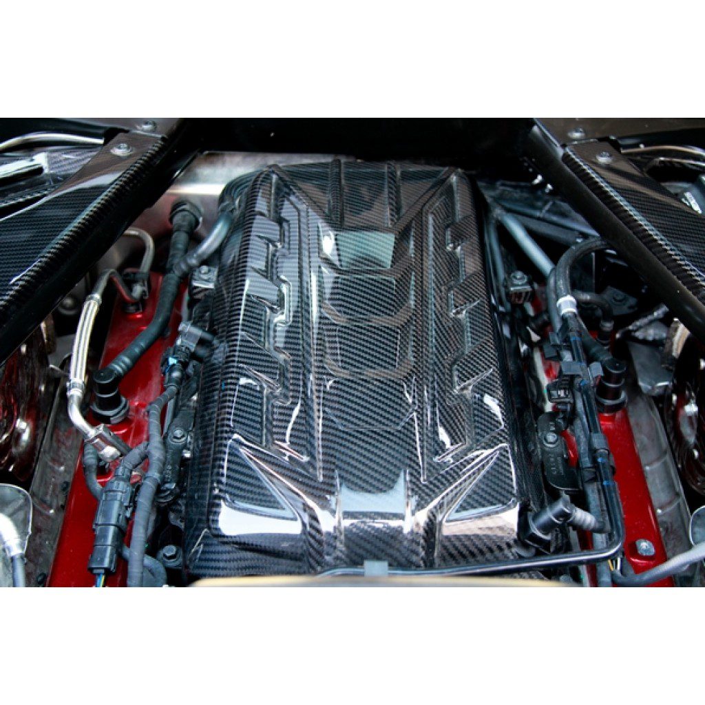 APR Performance Carbon Fiber Engine Cover Package for C8 Chevrolet ...