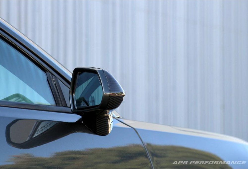 APR Performance Carbon Fiber Non-Dimming Mirror Covers for 6th Gen ...
