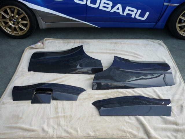 L'aunsport WRC Custom Wide Body Kit for GDA / GDB Subaru Impreza WRX ...