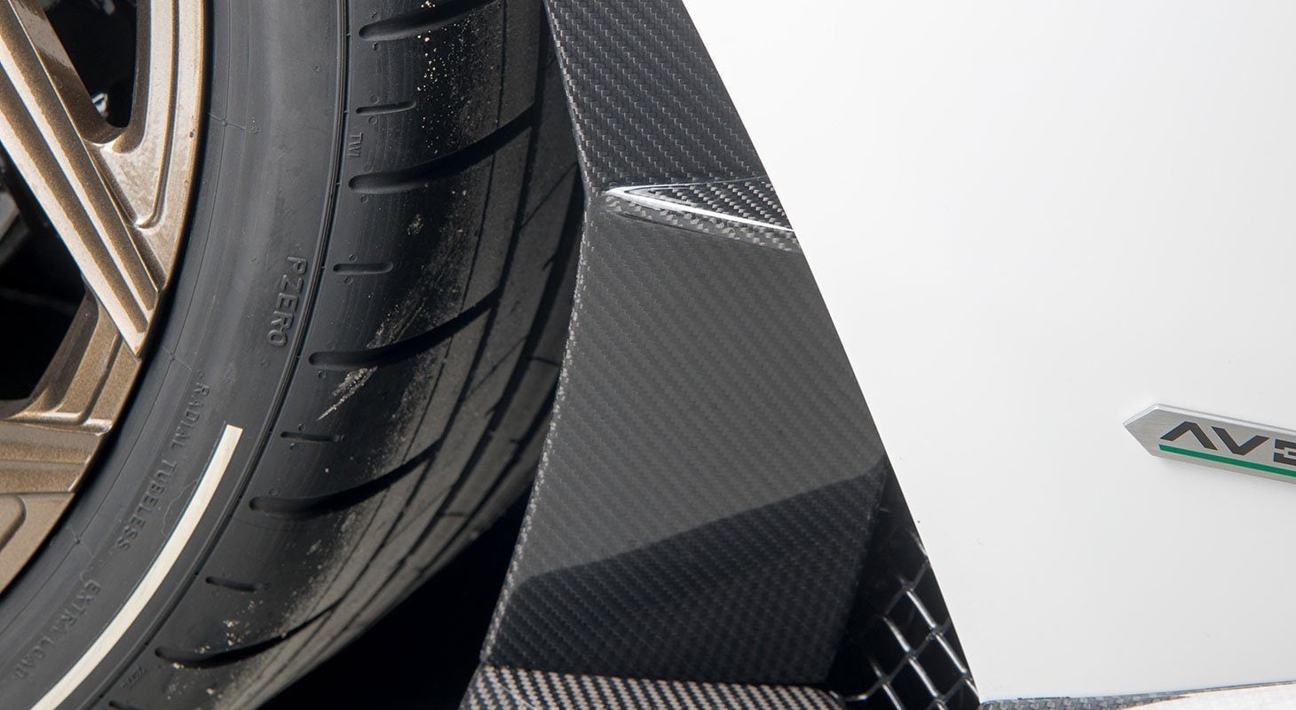 NOVITEC Carbon Side Panel Inserts for LP740-4 Lamborghini Aventador S ...
