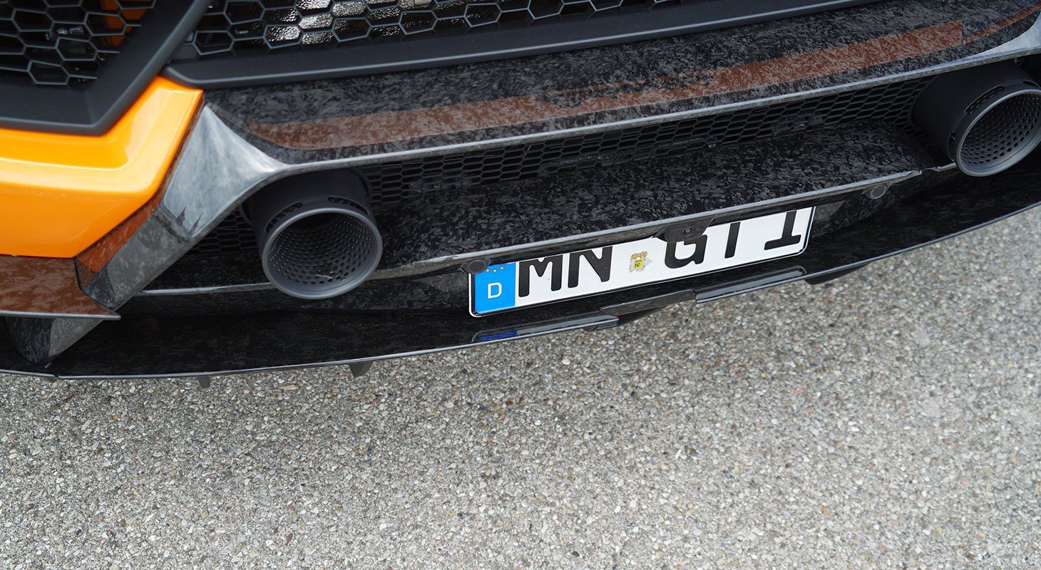 NOVITEC Forged Carbon Rear Diffuser Center Position Attachment for ...
