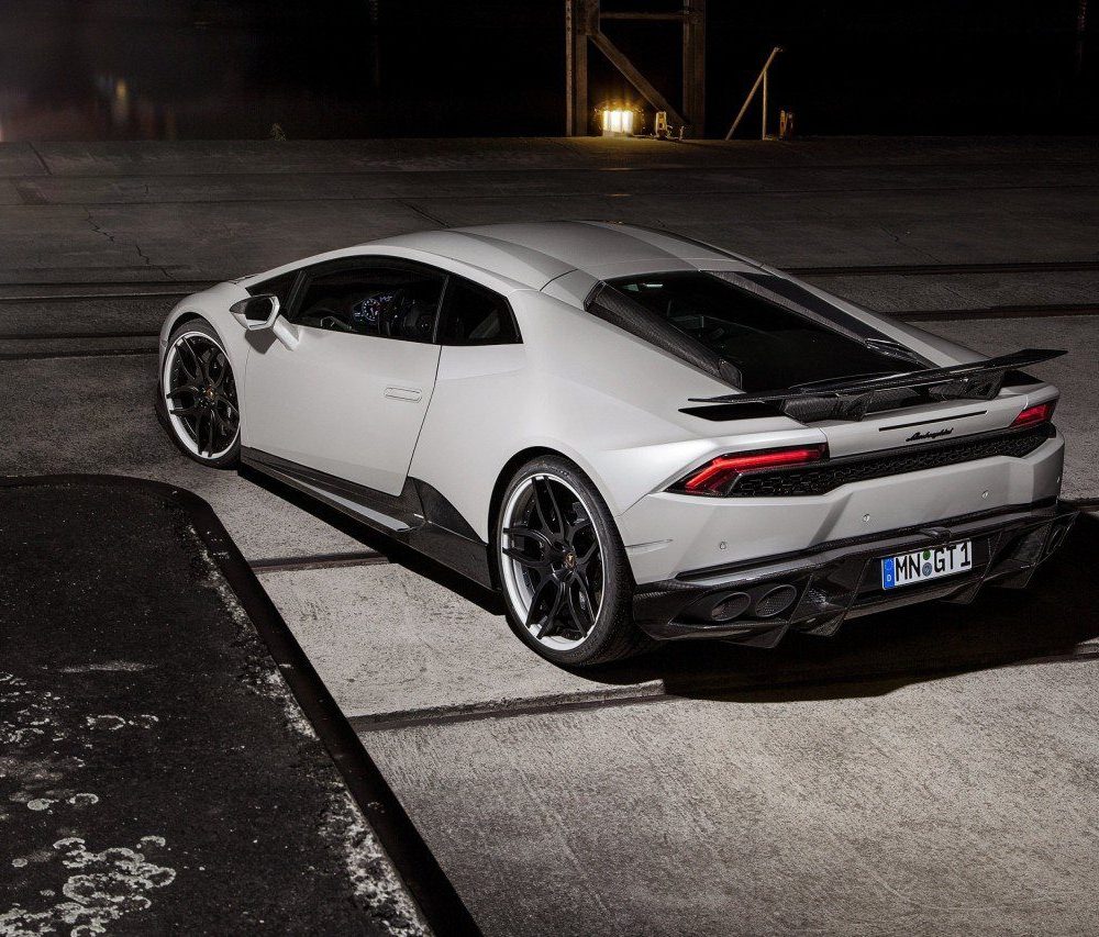 White Lamborghini Tail Lights