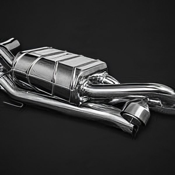 Capristo Valved Exhaust Muffler for 992 Porsche 911 Carrera & Turbo ...