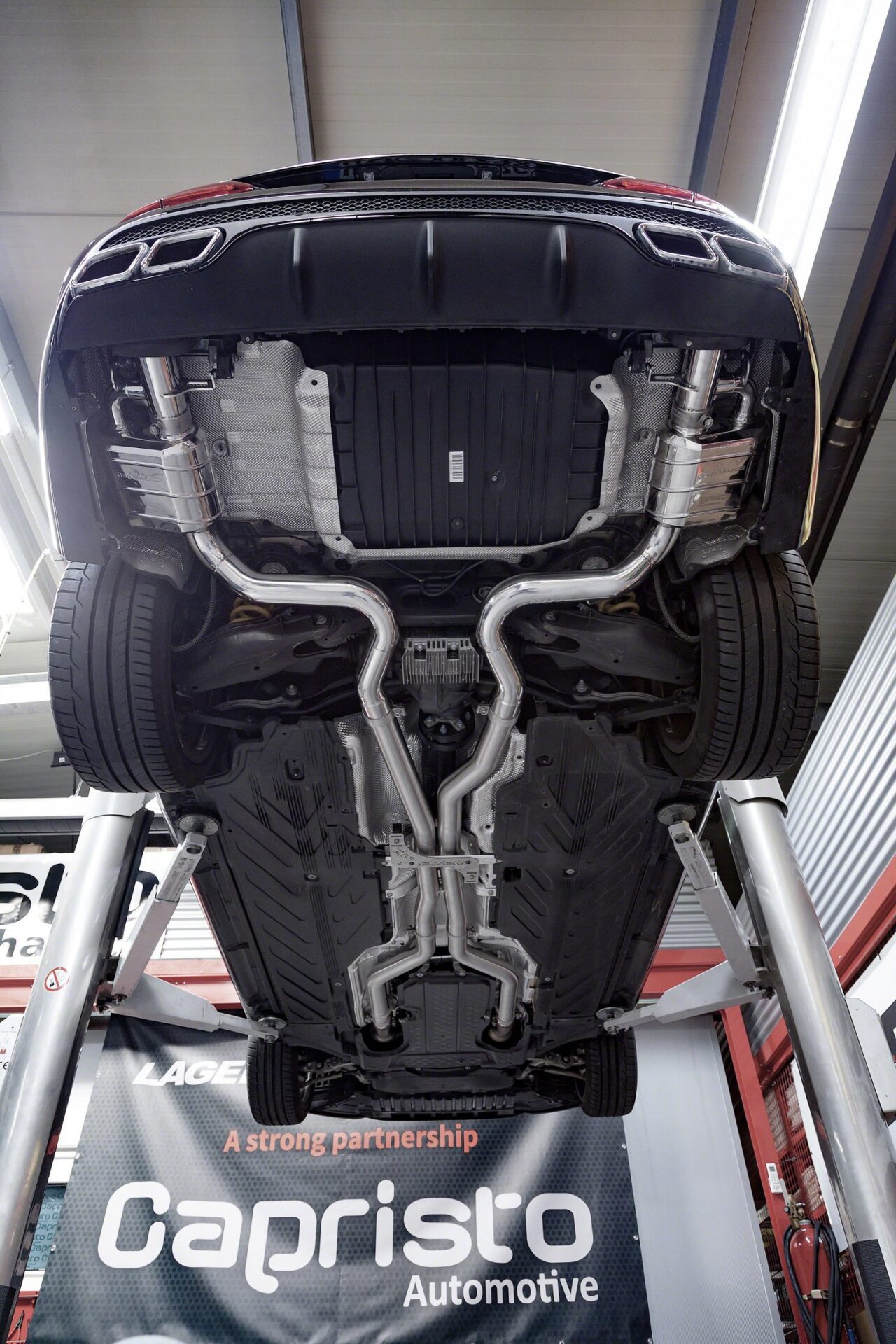 Capristo Valved Exhaust System w/ CES3 for W205 Mercedes-AMG C63 ...