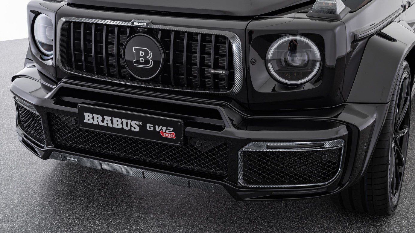 BRABUS WIDESTAR Carbon Front Fascia Inserts for W463A Mercedes-AMG G 63 ...
