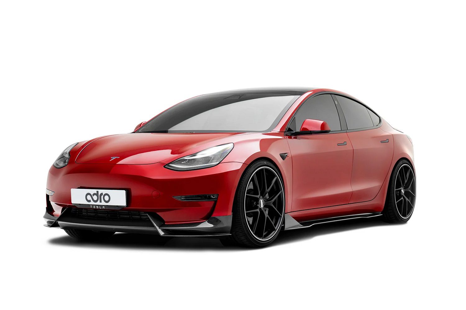 ADRO V1 Carbon Side Skirts for Tesla Model 3 - Bulletproof Automotive