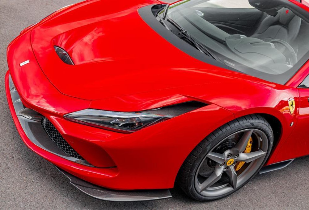 Capristo Carbon Headlight Air Vents for Ferrari F8 Tributo ...
