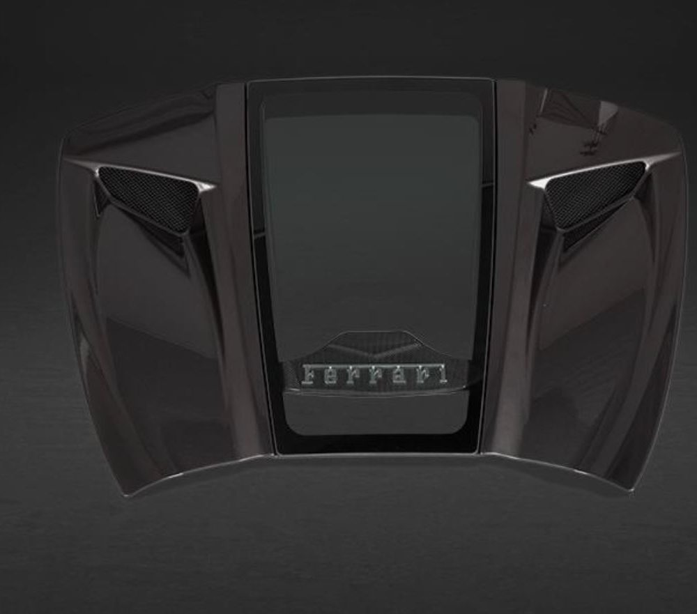 Capristo Carbon and Glass Bonnet for Ferrari F8 Spider - Bulletproof ...