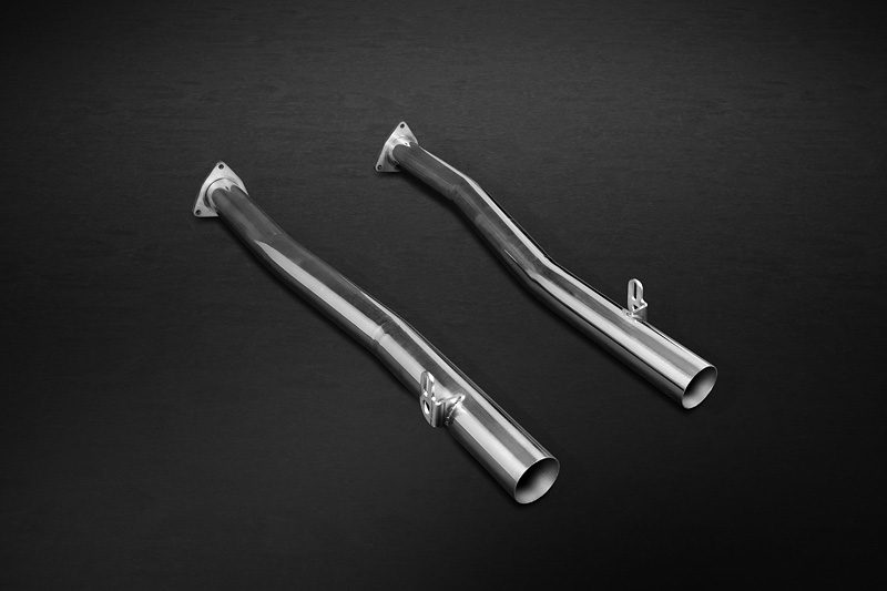 Capristo Mid-Pipes and Secondary Race Pipes for Bentley Continental GTC ...
