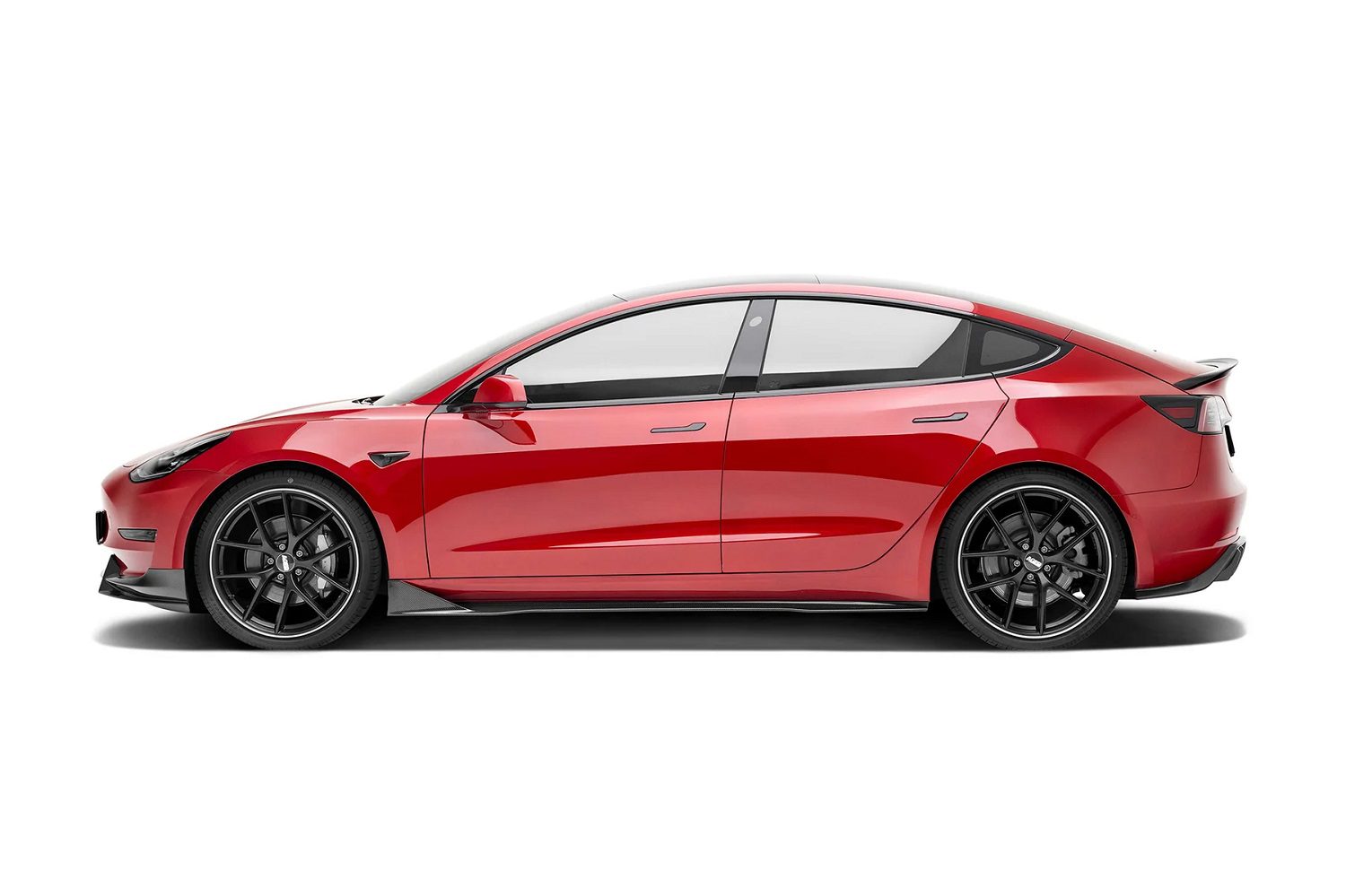 ADRO V1 Carbon Side Skirts for Tesla Model 3 - Bulletproof Automotive