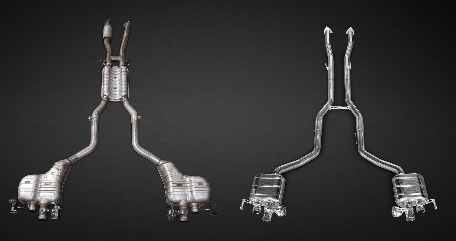 Capristo Valved Exhaust System for Bentley Continental GT V8 / V8 S ...