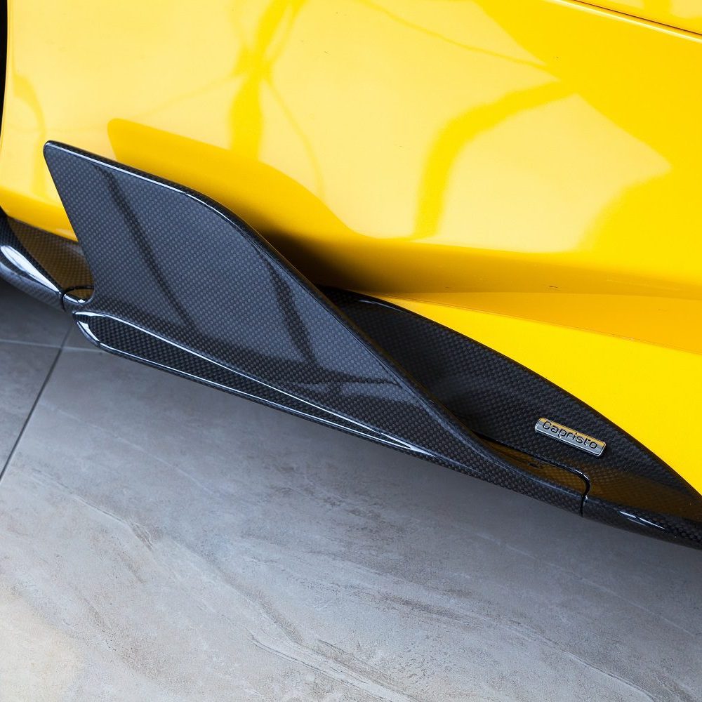 Capristo Carbon Side Fins for Ferrari 488 - Bulletproof Automotive