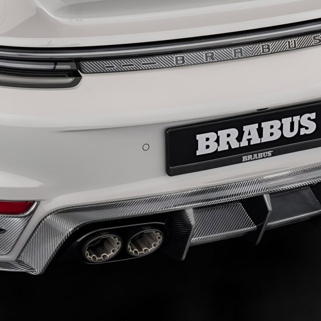 BRABUS Carbon Rear Diffuser for 992 Porsche 911 Turbo / S - Bulletproof ...