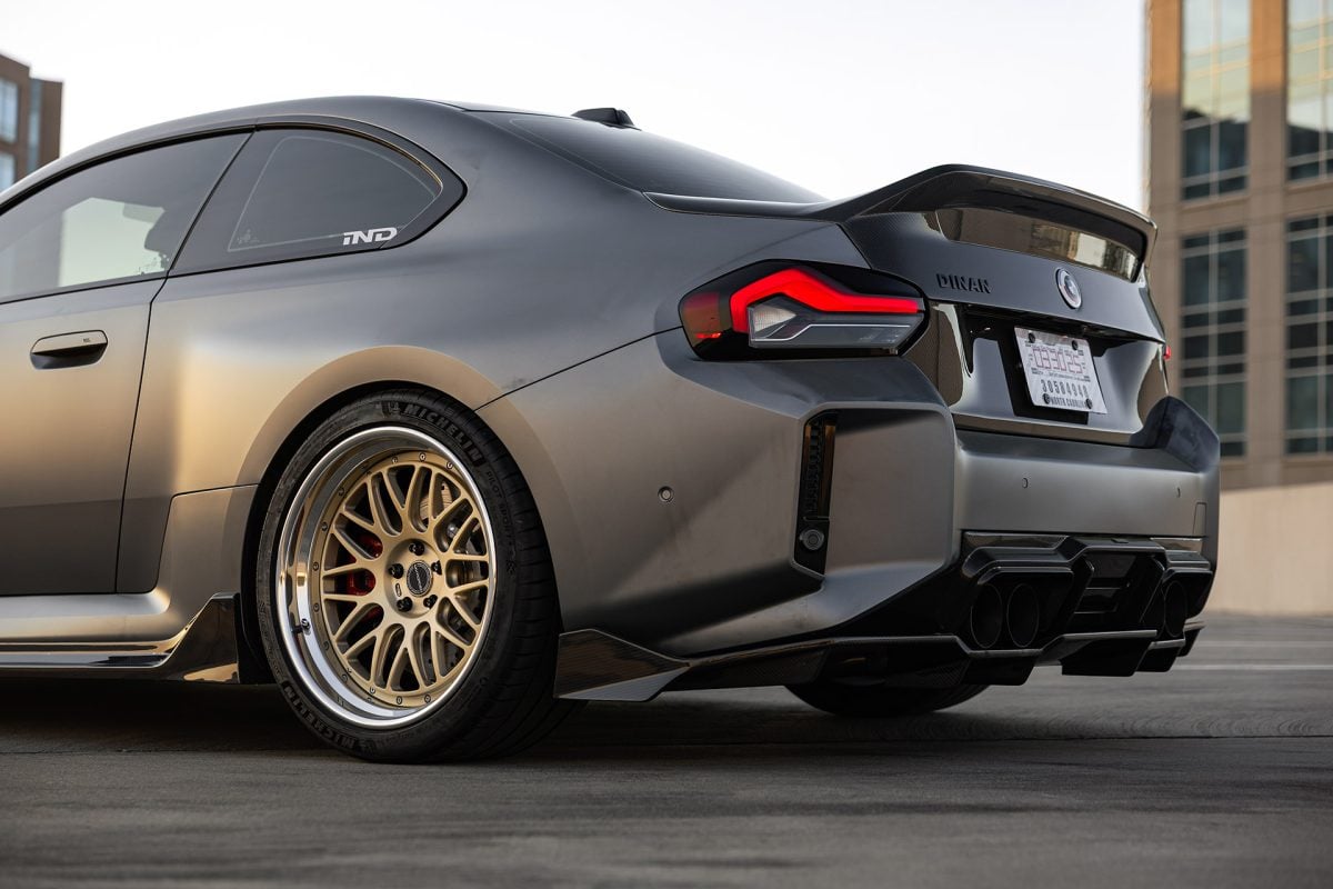 Frozen Gray Widebody BMW G87 M2 With MV Forged Wheels and Vorsteiner ...