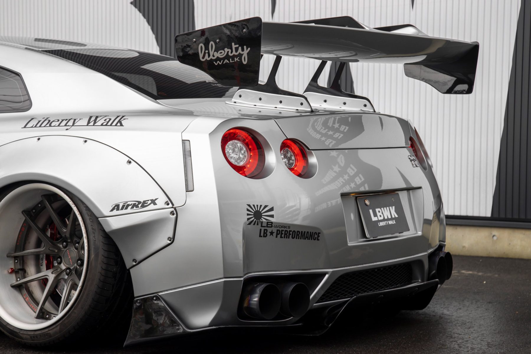 R35 Nissan GT-R Unleashed: Liberty Walk Strikes Hard