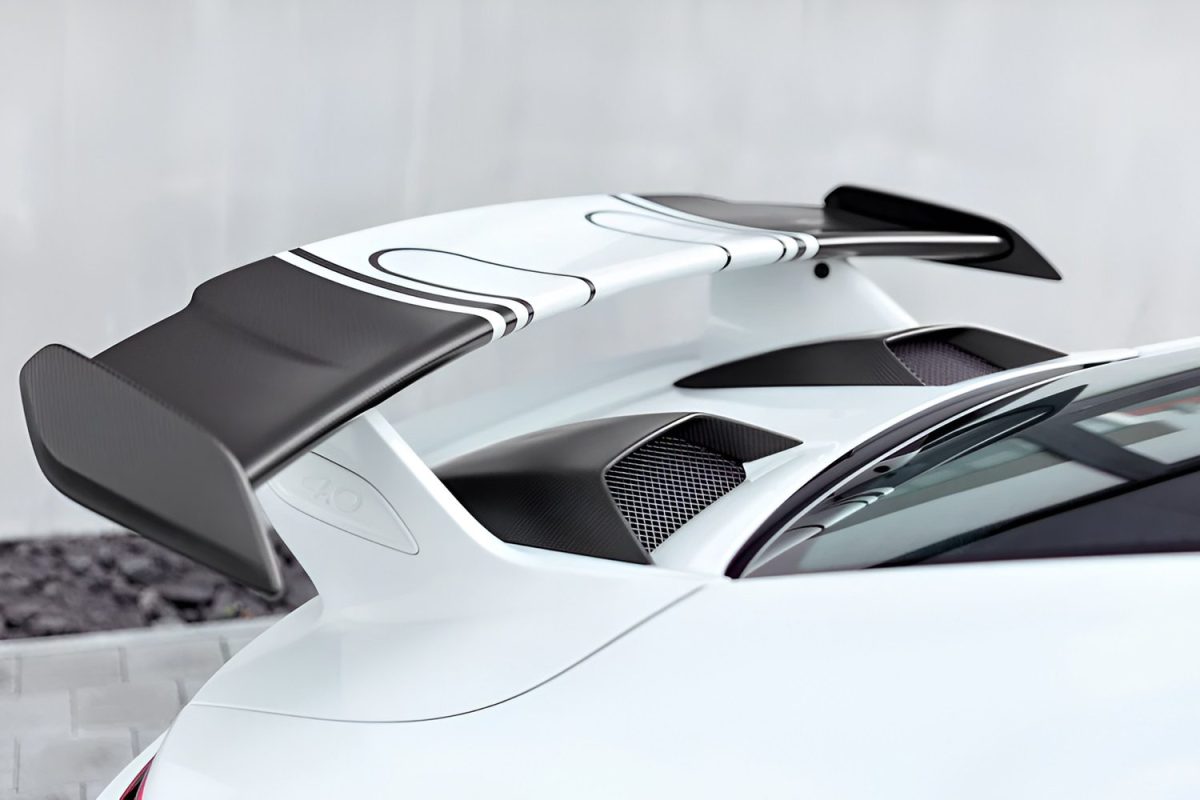 Porsche GT3 Spoiler Geometry Shaped by TECHART